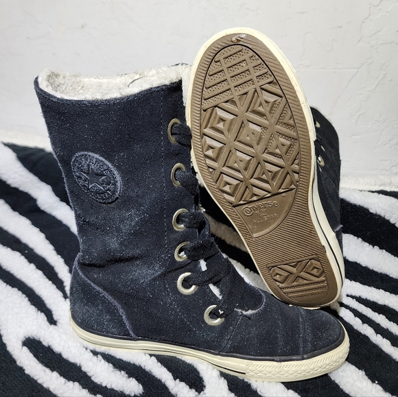 Converse | Shoes | Converse Chuck Taylor Beverly Lace Up Xhi Blackegret ...